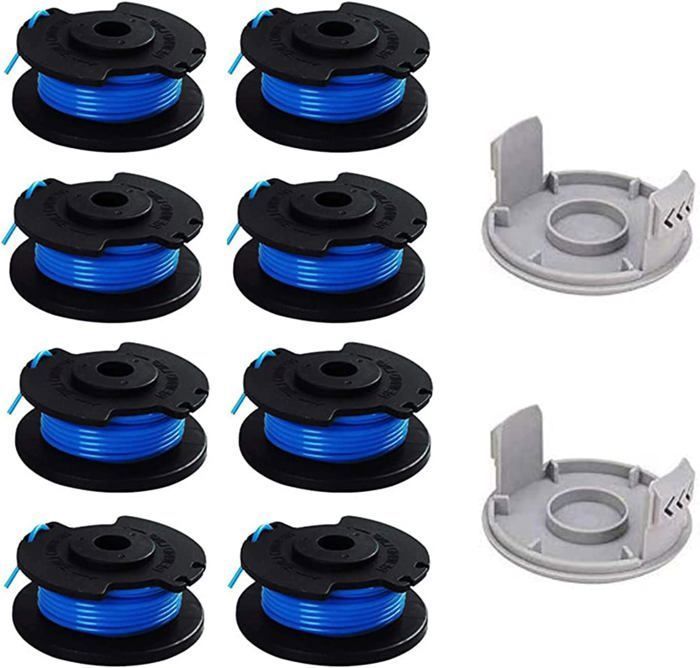 Lot de 10 bobines de rechange pour tête de coupe de fil 0,065" pour Ryobi 18 V 24 V 40 V ...