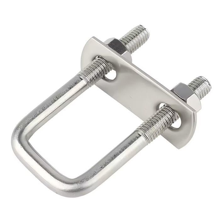 M10 Boulon En U En Acier Inoxydable 304 U-Boulons Carré 80Mm De Largeur ...