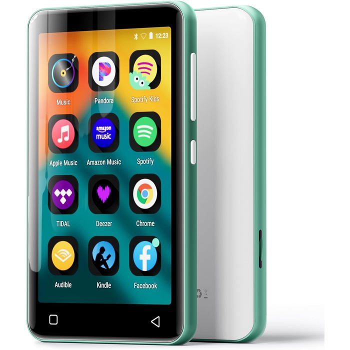 80GB MP3 Player with Bluetooth & WiFi,4" Touchscreen 1080P Video Player ...