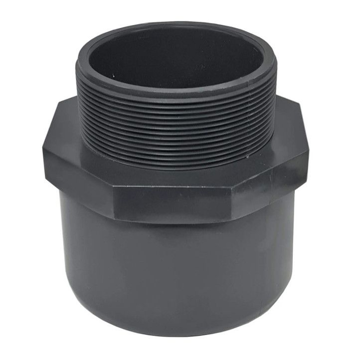 Embout PVC pression à visser 66x76, à coller femelle 75 mâle 90 mm ...