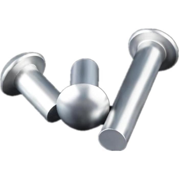 Rivet À Tête Ronde, Coiffe Ronde Frapper Rivet En Aluminium, M3, M4, M5 ...