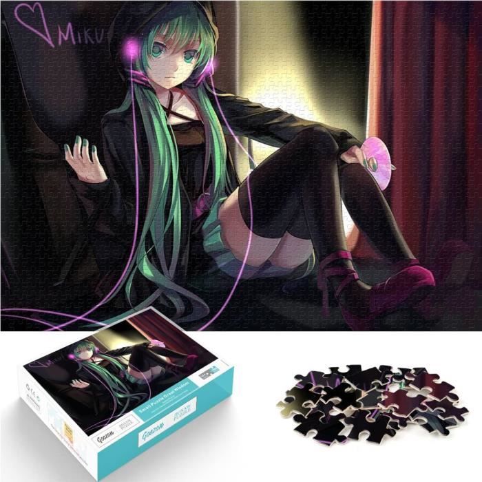 Puzzles 1000 Pièces Anime Vocaloid Miku Puzzle Adultes Et Enfants ...