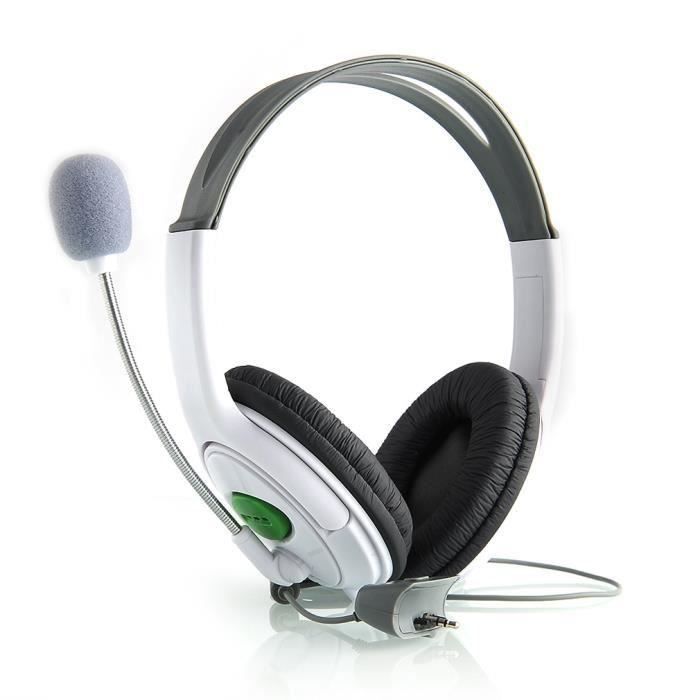 Rn Vivez Big Casque avec microphone pour Xbox 360 Slim Xbox360 NOUVEAU ...