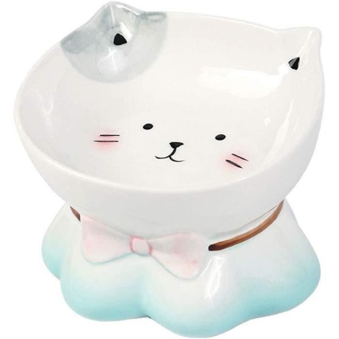 Gamelle Chat Surélevée Et Inclinée Maine Coon, Bol Orthopédique Pour ...