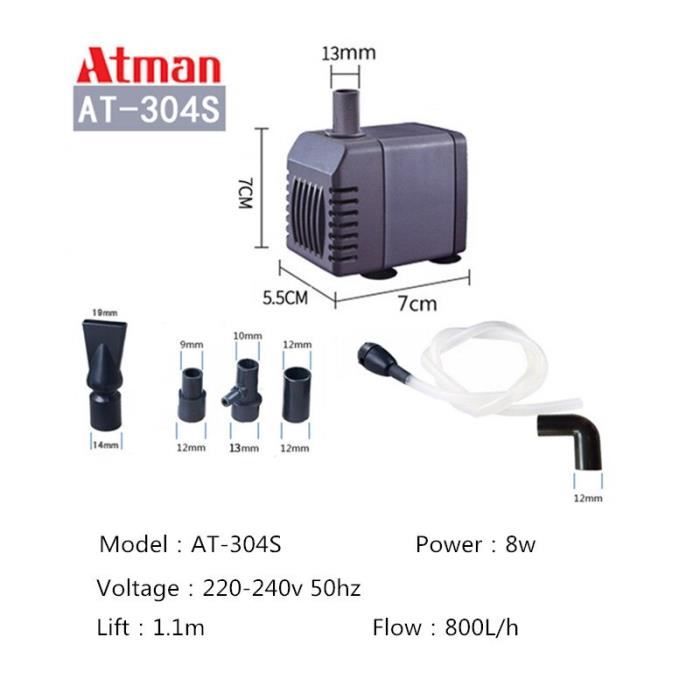 Filtration - Aération,Atman - pompe à eau submersible pour Aquarium ...