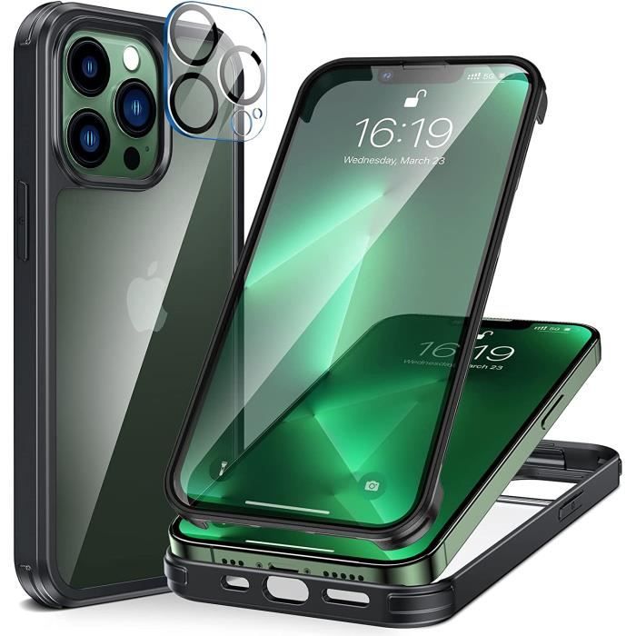 Verre trempé Coque avec iPhone 13 Pro Max, Chargeur magnétique,Pare ...