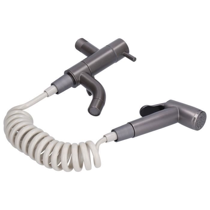 EJ.life Water Faucet, Grey Water Tap Good Sealing with Bidet Sprayer ...