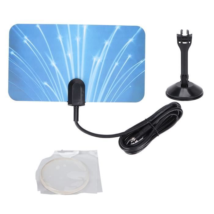 KIMISS Antenne numérique plate Antenne TV intérieure F MALE 25MILE 5DB ...