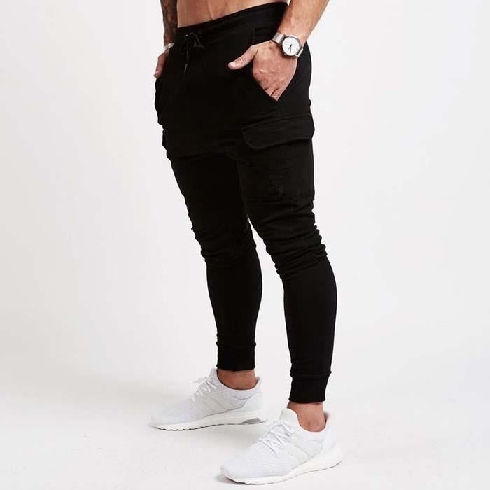 Pantalon De Survêtement En Coton Pour Homme Funmoon Skinny De