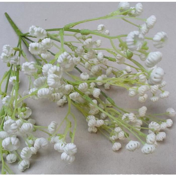 6 pièces Fleurs Artificielles Réaliste Gypsophile Décoratif DIY ...