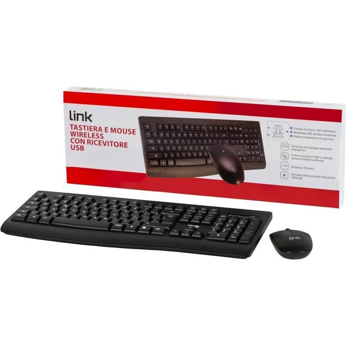 Lktast03 Kit Clavier Et Souris Sans Fil[J9734] - Cdiscount Informatique