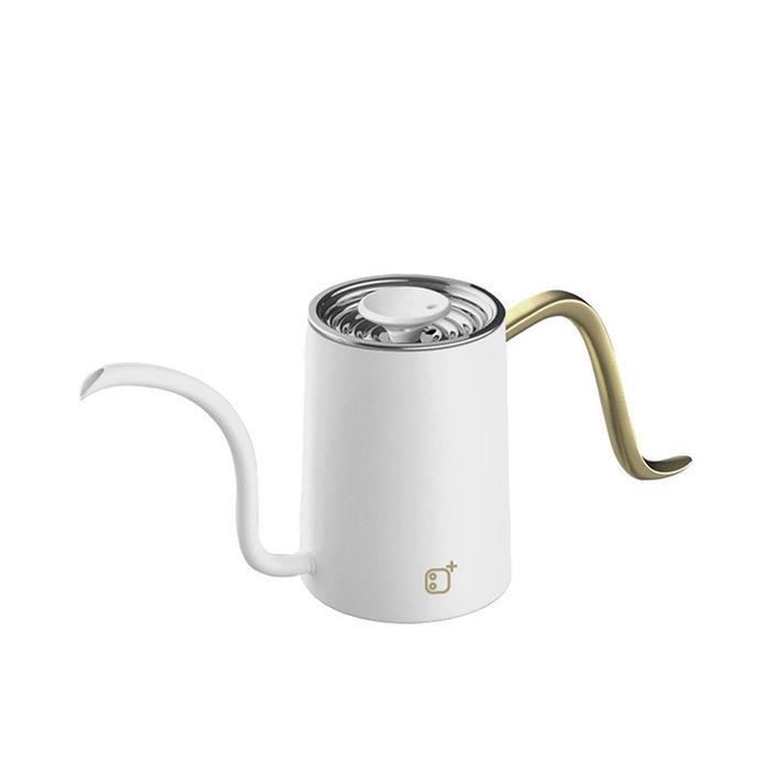 Blanche Mini-cafetière en acier inoxydable créative avec bouche étroite ...