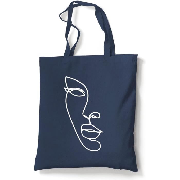 Sac En Toile De Jute Imprimé Vintage 100 % Coton, Sac En Tissu Imprimé ...