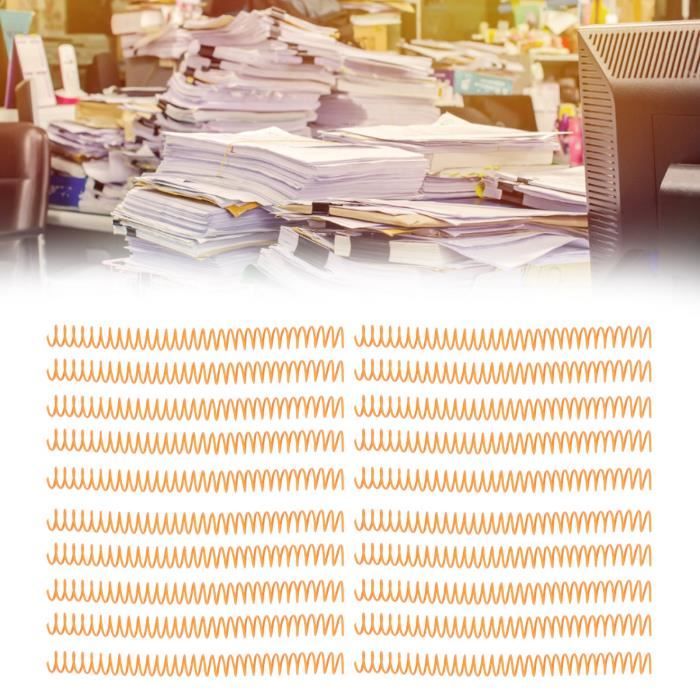 VBESTLIFE Bobines de reliure en spirale en plastique 3/4in Peignes de ...