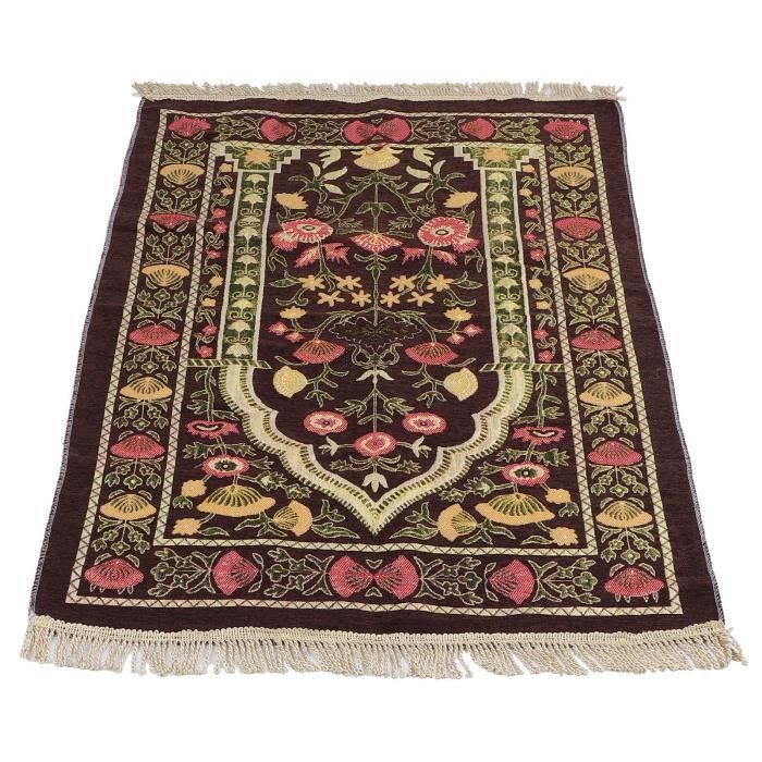 XAN tapis de prière islamique Tapis de prière musulman portable exquis ...