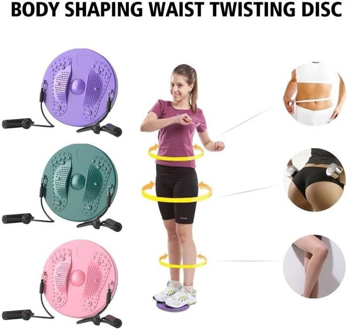 Bodybuilding Fitness Twist Waist Disc Health Trainer Fitness Equipment ...