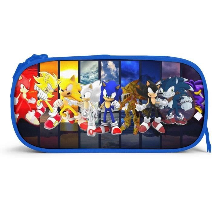 Étui à stylo Hyper Sonic The Hedgehog - Cuir - Noir - 5x10.5x21cm ...