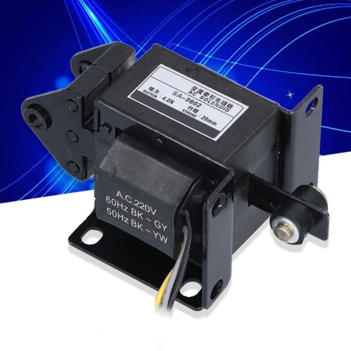 Qiilu Électro-aimant solénoïde AC BERM AC Solénoïde Electroaimant ...