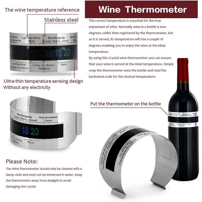 Ensemble de sommelier de luxe - Ensemble d'accessoires pour vin avec ...