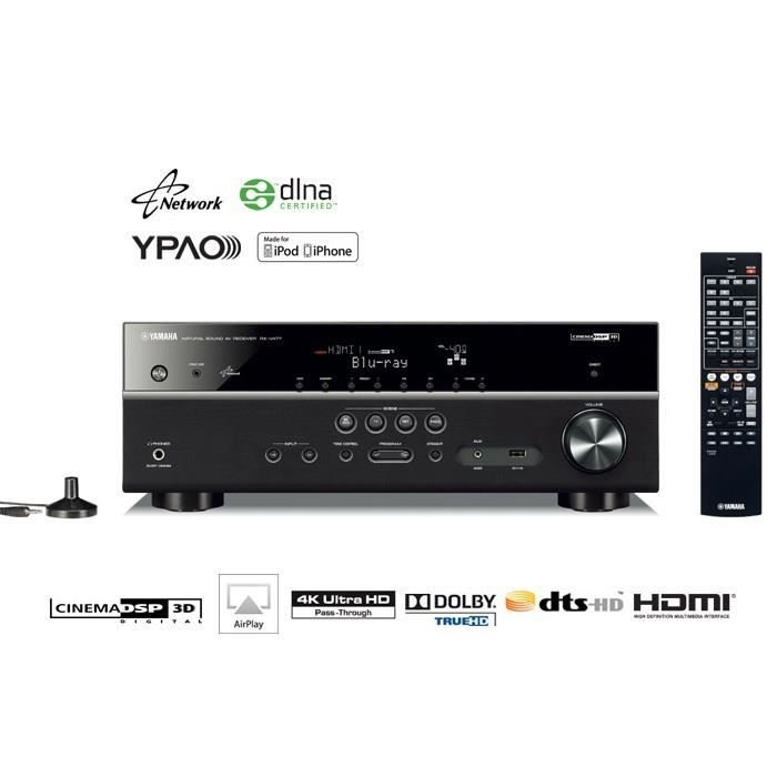 YAMAHA RX-V477 Amplificateur Hifi 5.1 Noir - Cdiscount TV Son Photo