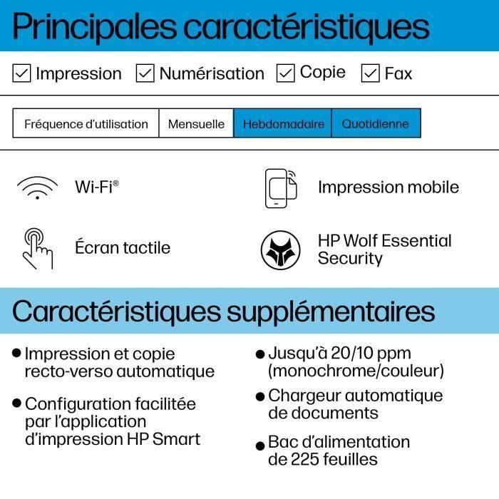 HP OfficeJet Pro 8124e - Imprimante tout-en-un – Jet d’encre couleur ...
