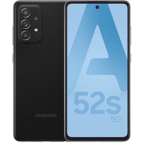 SAMSUNG Galaxy A52s 128Go 5G Noir (2021) - Reconditionné - Etat correct - Cdiscount Téléphonie