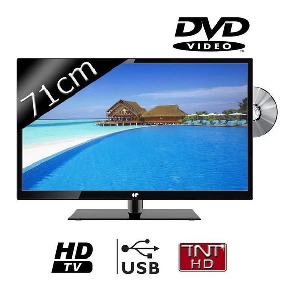 CONTINENTAL EDISON 28DVD TV LED HD Combo DVD 71cm (28") - Cdiscount TV ...
