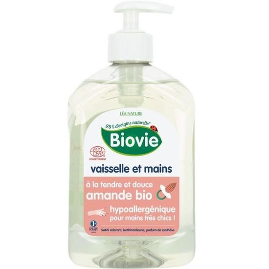 BIOVIE Liquide vaisselle & mains - 500 ml - Cdiscount Electroménager