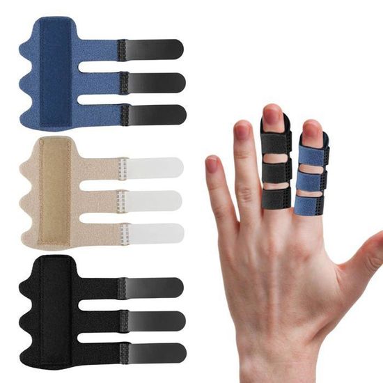 Attelle Doigt,Attelle Petit Doigt, 3 Pcs Réglables Orthèses De ...