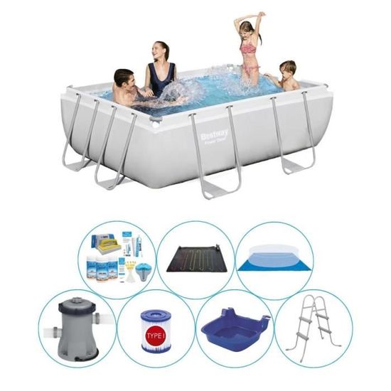 Piscine avec des accessoires - Bestway Power Steel 282x196x84 cm ... Piscine avec des accessoires - Bestway Power Steel 282x196x84 cm ...