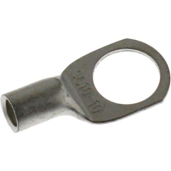 10x cosse tubulaire 10mm² M10 I cosse à sertir 10mm2 nue, cosses annulaires 10mm², cosses de ...