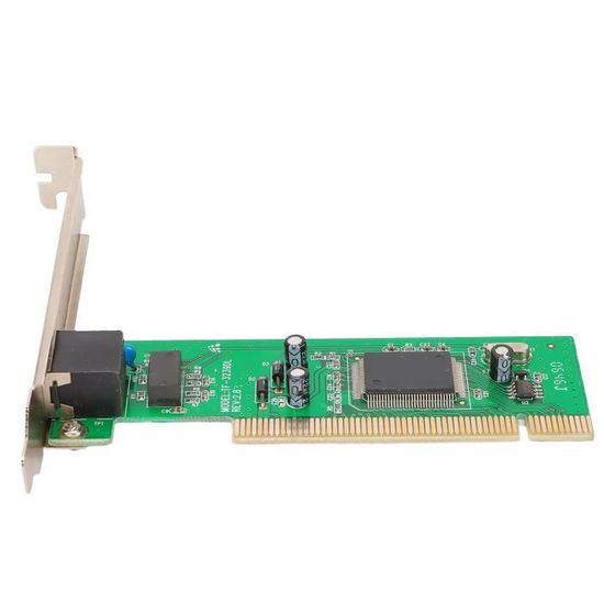 HURRISE Carte Internet PCI RJ45 100Mbps Chip RTL8139D pour Bureau ...