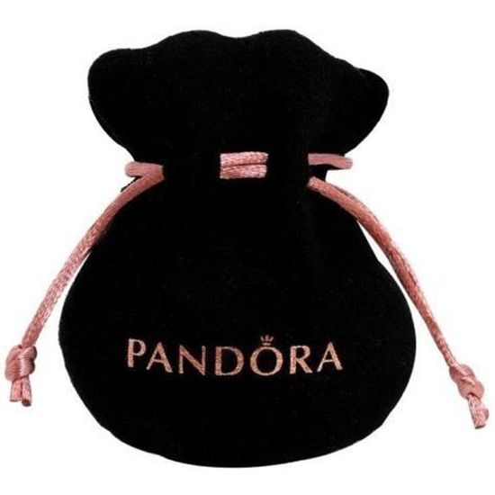 PANDORA Sac de velours noir pour les charmes - Achat / Vente charm's ...