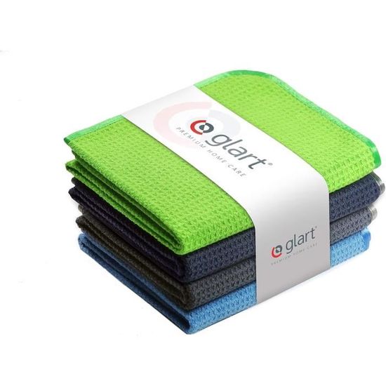Glart torchons, torchon 70x40 cm, torchon microfibre, torchon gaufré ...