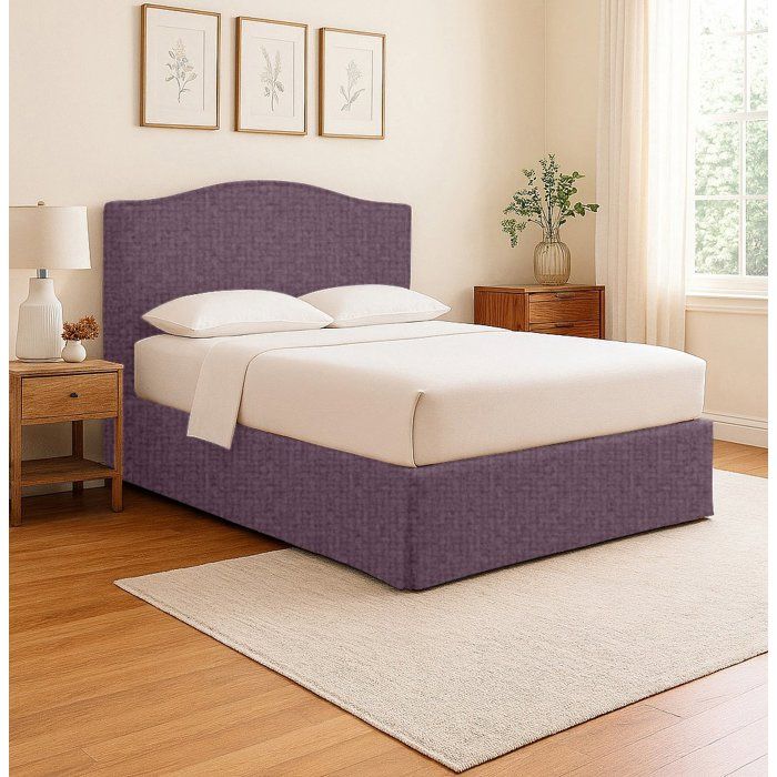 Lit Double Bebington Talamo Italie, en Tissu Violet Lilas - Cdiscount ...