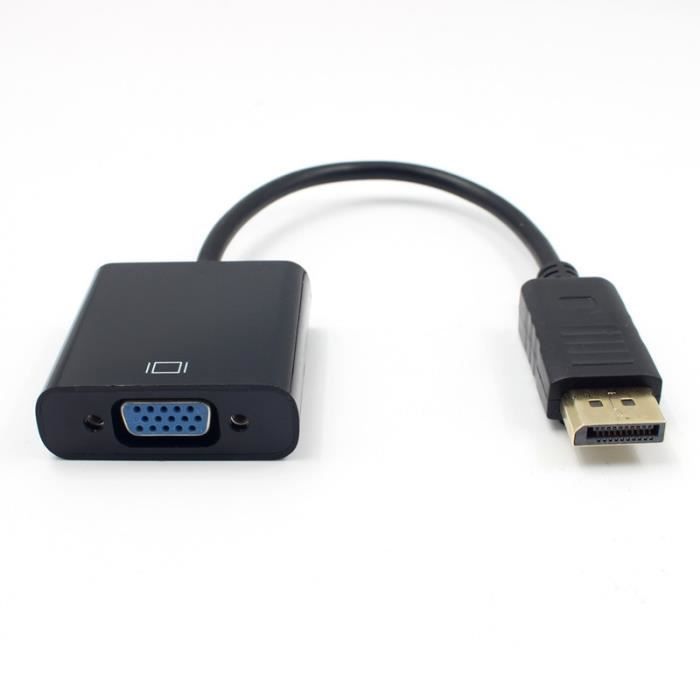 Câble adaptateur Displayport vers VGA grand DP vers VGA DLLE DP, outil ...
