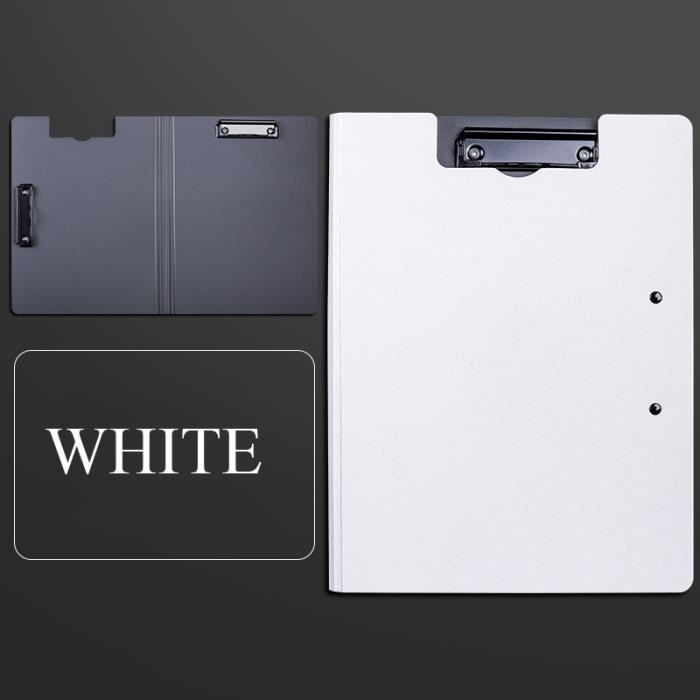 BLANC - A4 File Folder Clipboard Writing Pad Memo Clip Board Double ...