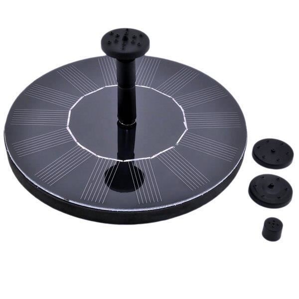 Mini fontaine à eau solaire d'extérieur, diamètre 160mm, pompe pour lac ...