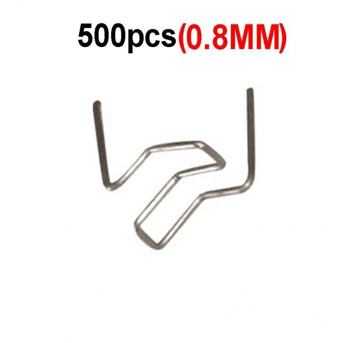 Poste à souder - Agrafes ondulées Standard pour réparation de plastique - 500 pièces - 500X0.8mm ...