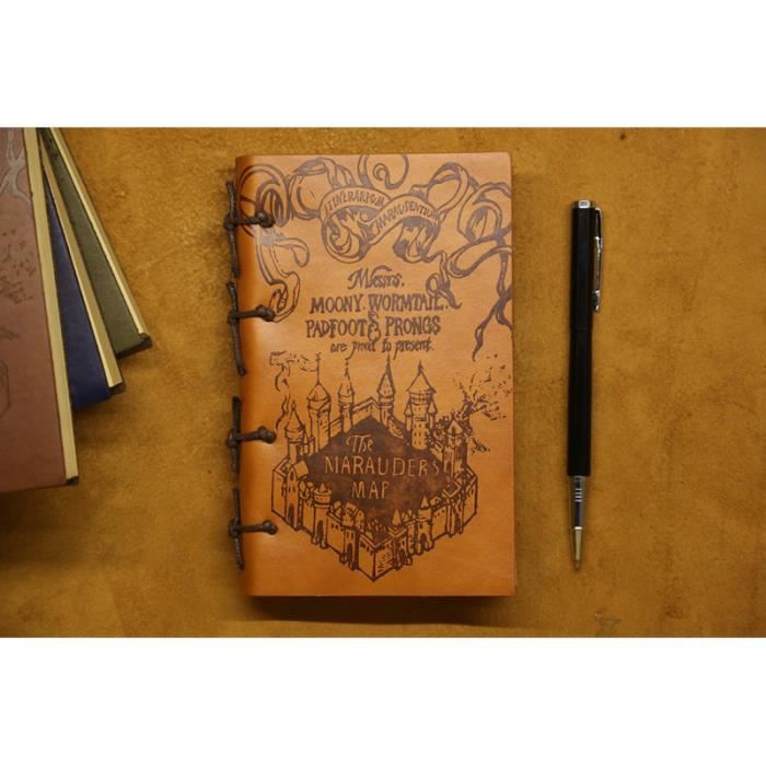 A5 - jaune - Carnet de notes en cuir Vintage, livre de pages ...