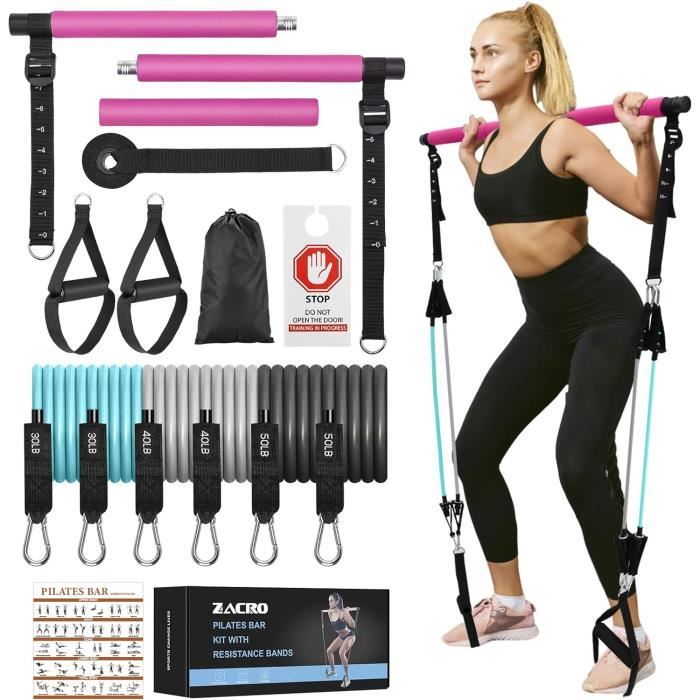 Kit De Barre De Pilates - Reformer Pilates 6 Bandes De Résistance ...