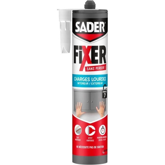 Fixer Sans Percer Charges Lourdes - Mastic Colle Pour Tous Matériaux ...
