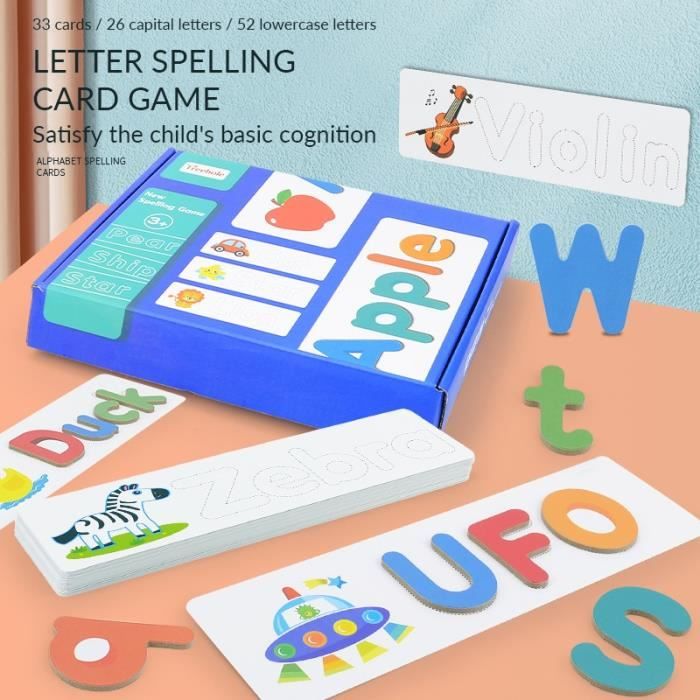 Casse-Tete AOG4O Orthographe mots Puzzle jeu jouet éducatif pour ...