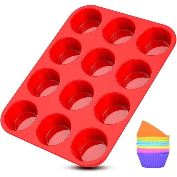 Lot De 13 Moulle Silicone Patisserie, Moulle A Muffin Silicone ...