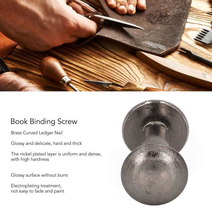 EIF 200 ensembles livre reliure vis environnement laiton métal Chicago ...