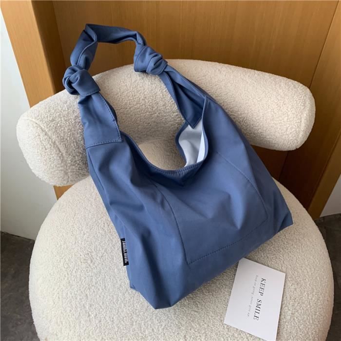 Sac Cabas Femmes Grand nylon Sac de Cours Portable Sac a Main pour Les ...