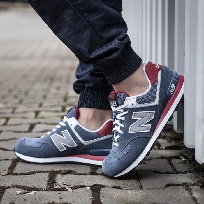 Basket NEW BALANCE Homme ML574 CPJ Classique et Sportif BLEU ...