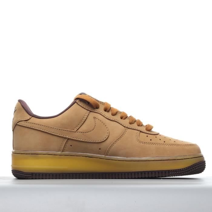 Niike Airs-Force 1 Low 07 AF1 Wheat Mocha DC7504-700 BASKETS Homme ...
