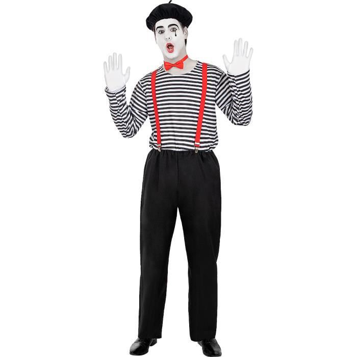 Déguisement mime homme -1211886 -Funidelia- Déguisement homme et ...