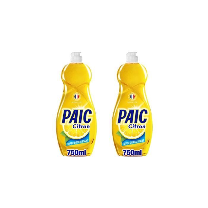 [ Lot de 2 ] Paic vaisselle citron - 750ml - Cdiscount Electroménager